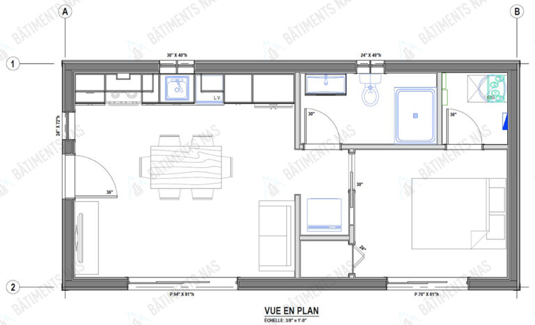 Maison, mini-maison, modulaire et unimodulaire | Bâtiments NAS